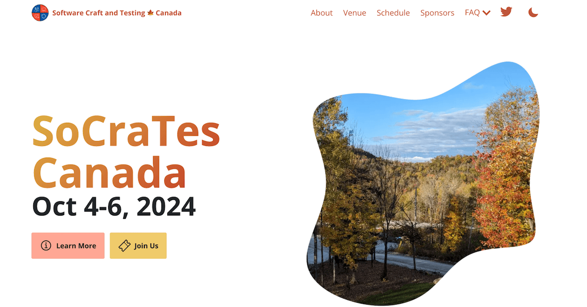 SoCraTes Canada - Software Craft and Testing unconference